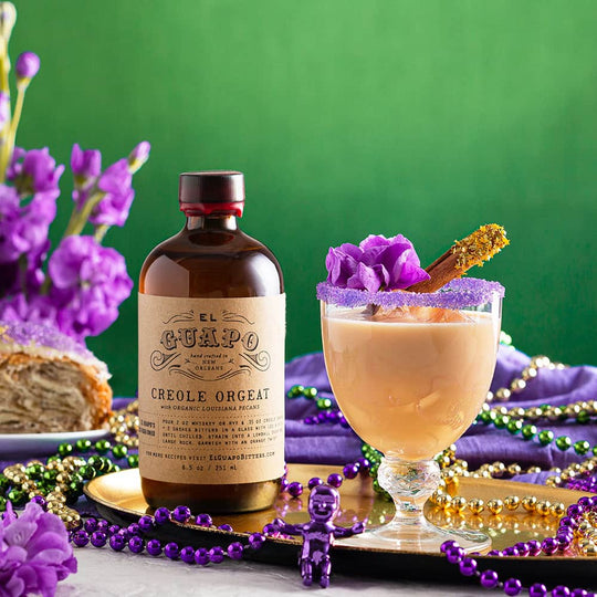 King Cake Cocktail: Mardi Gras Bourbon Drink made with Vanilla Bitters ...
