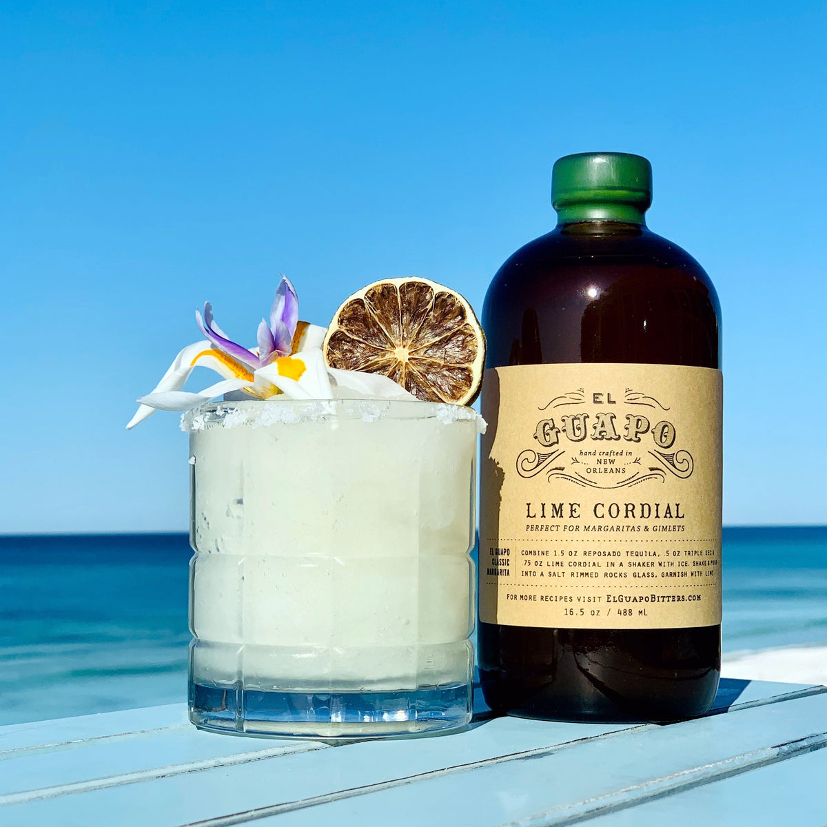 Lime Cordial Recipe: Basic Frozen Margarita | El Guapo