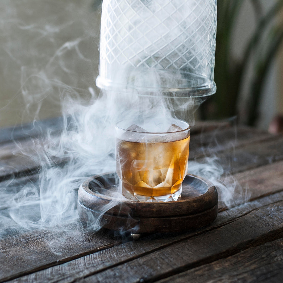 Smoked Pecan Old Fashioned with Fall Flavor Fire | El Guapo